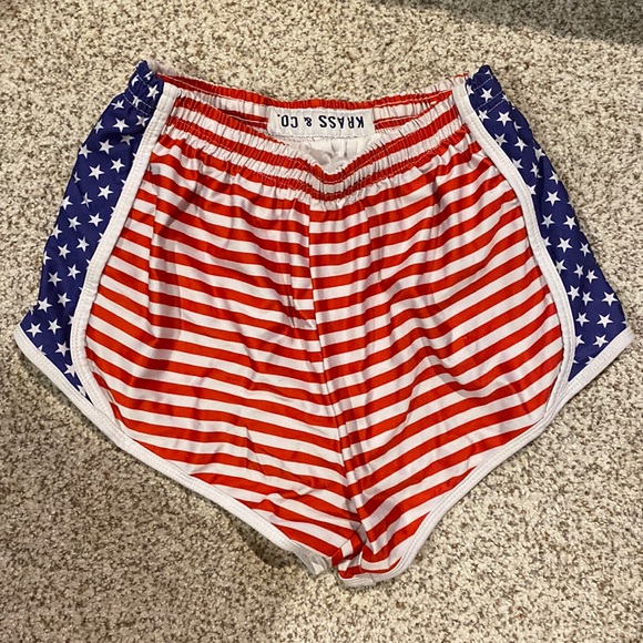 Krass & Co | Shorts | Krass Co Flag Shorts | Poshmark